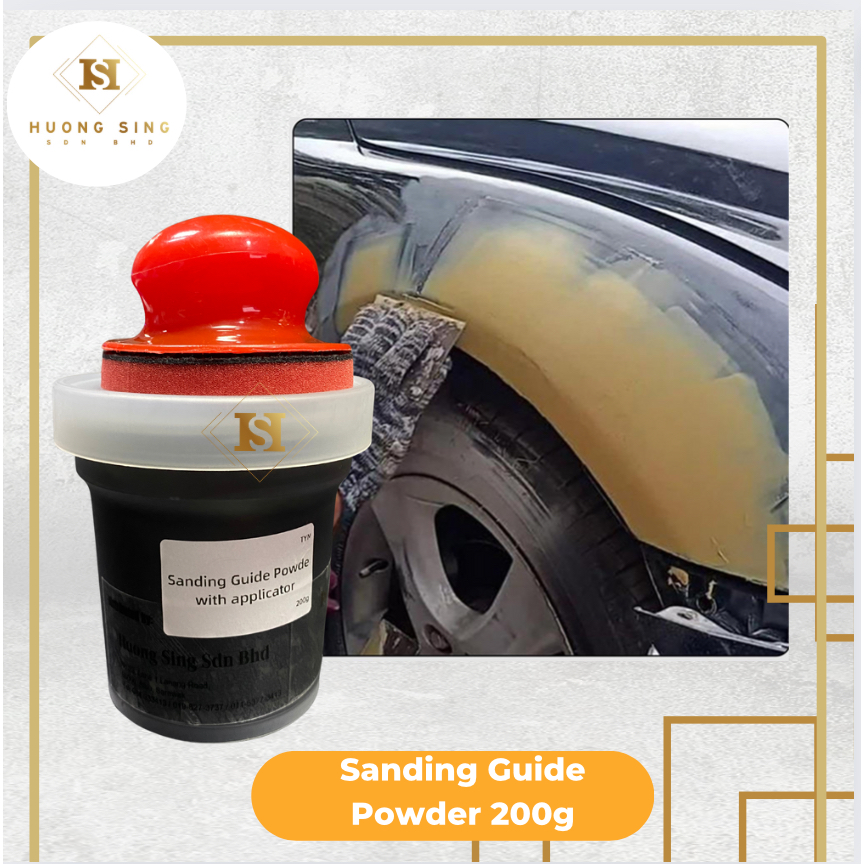 [HS] Car Body Sanding Guide Powder 200g with applicator 碳粉指示器 | Shopee ...