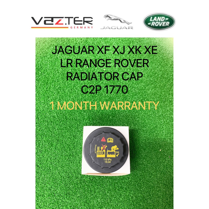 (VAZTER) JAGUAR XF XKII XE XJ RANGE ROVER RADIATOR CAP(1PCS PRICE ...