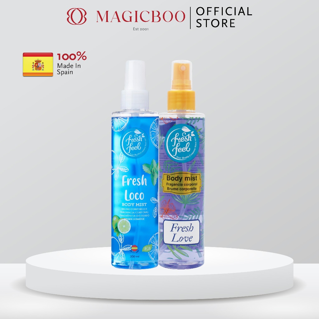 Magicboo Fresh Feel Fresh Love or Loco Body Mist - 200ml 身体喷雾 | Shopee ...