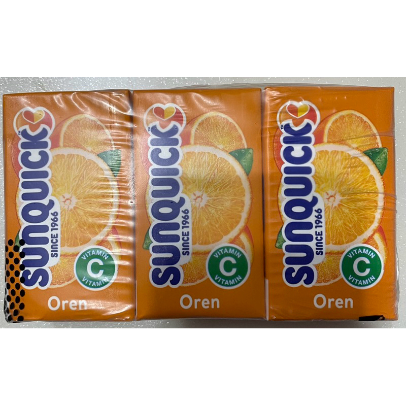 SUNQUICK KOTAK ORANGE (125ML X 3) | Shopee Malaysia