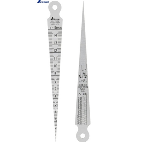 Shinwa Stainless Steel Taper Gauge 1 ~ 15mm No.700A 62600 Made In Japan ...
