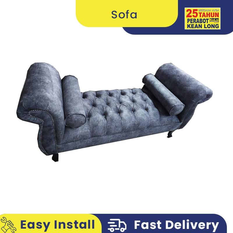DS CHESTERFIELD LONG STOOL BENCH CHAIR DIAMOND VELVET SOFA/Chesterfield ...