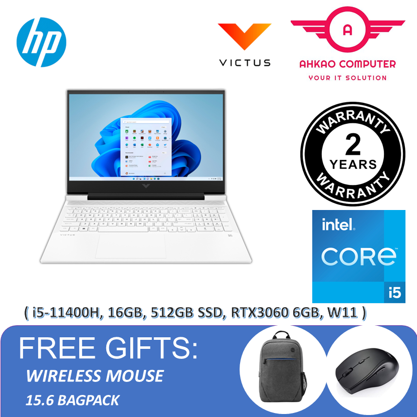 HP Victus 16-d0319TX 16.1" FHD 144Hz Gaming Laptop White ( i5-11400H ...