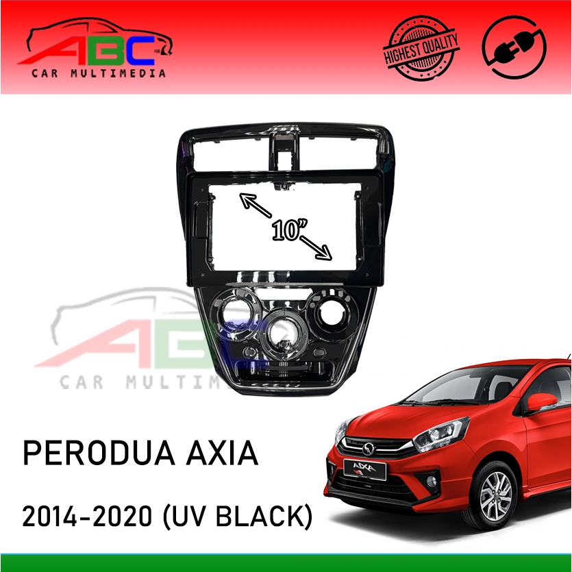 10INCH Android Player Casing (UV) For Perodua Axia 2014 2015 2016 2017 ...