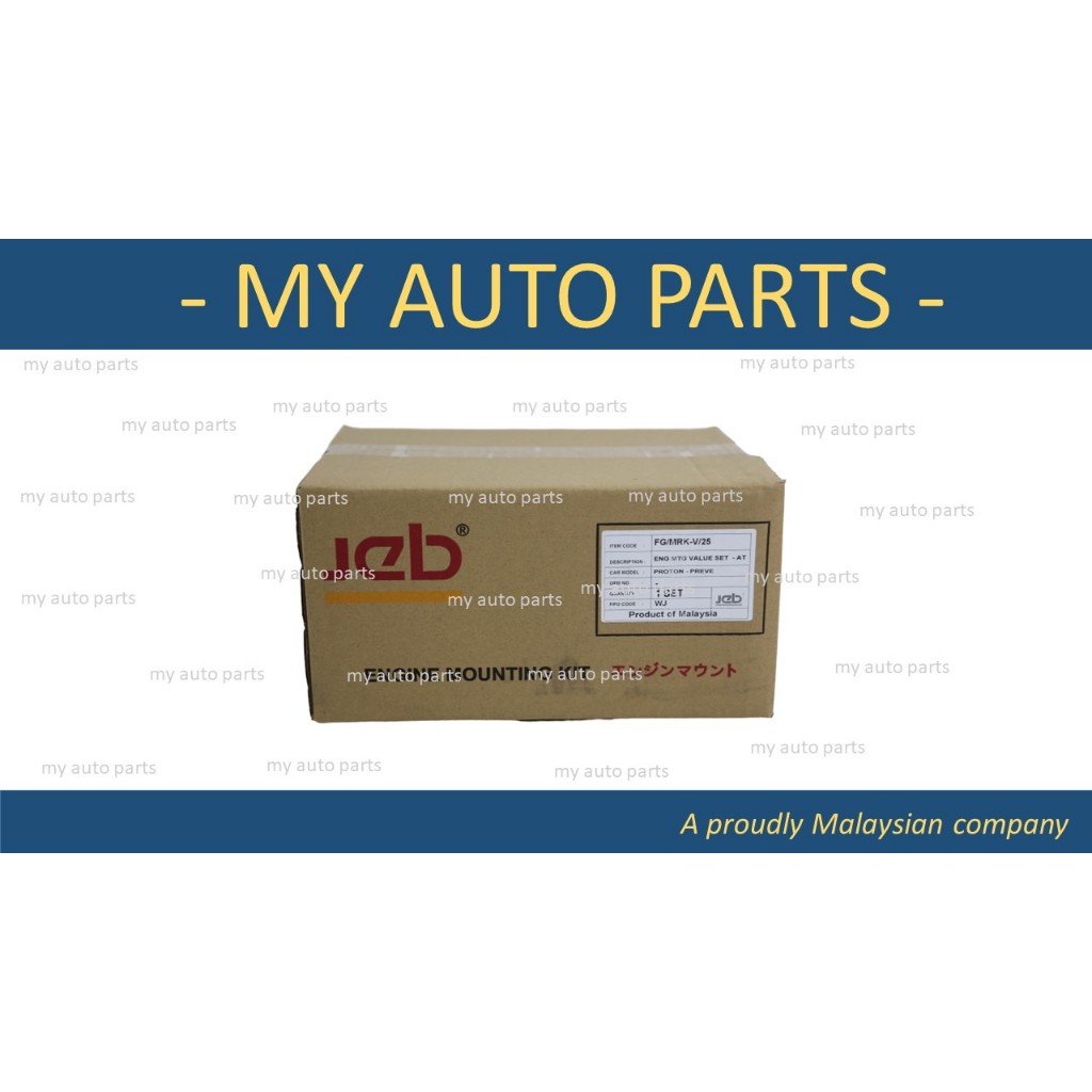 PROTON EXORA BOLD CFE, PREVE, SUPRIMA ENGINE MOUNTING SET (AUTO) (JEB ...