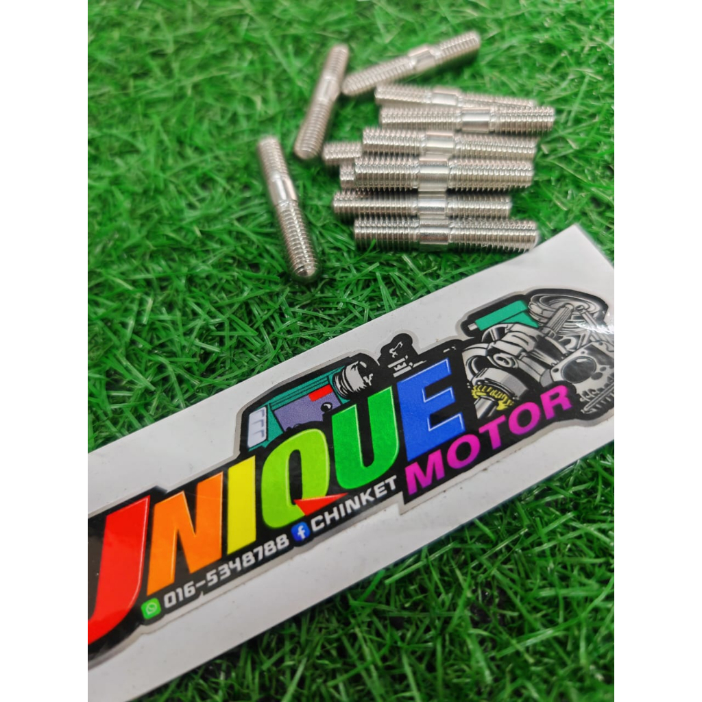 Y125Z/RXZ STAINLESS STEEL CNC EKZOS TIANG V2/EKZOS NUT | Shopee Malaysia