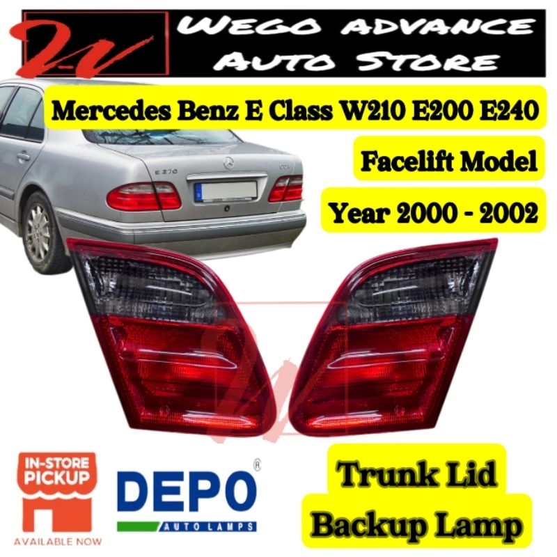 Mercedes Benz E Class W210 E200 E240 Facelift Rear Boot Lid Lamp 2000 ...