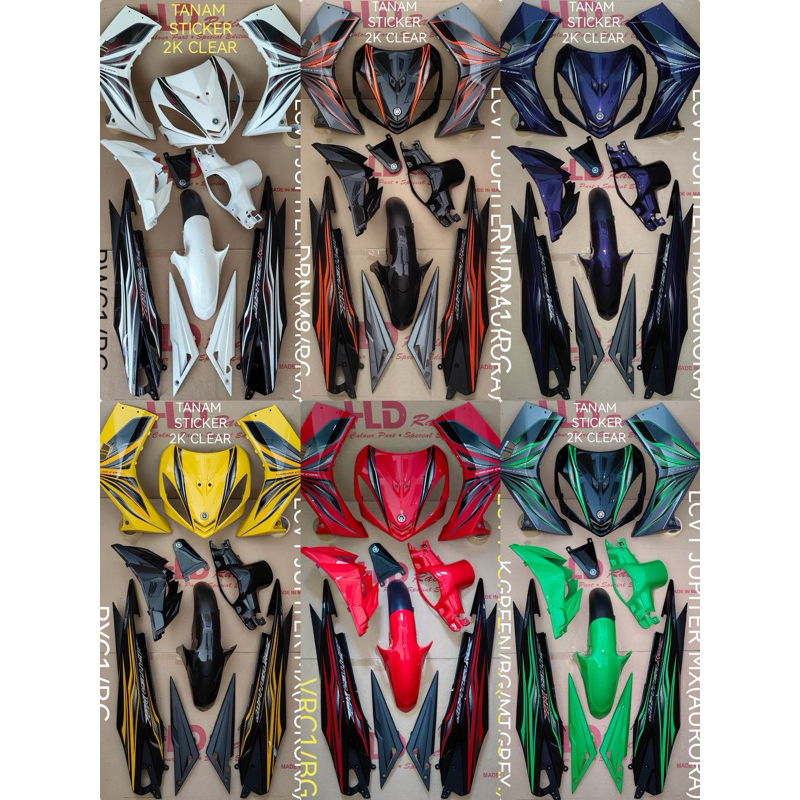 Coverset cover set tanam (HLD Racing) yamaha lc135v1 lc135 v1 lc 135 v1 ...