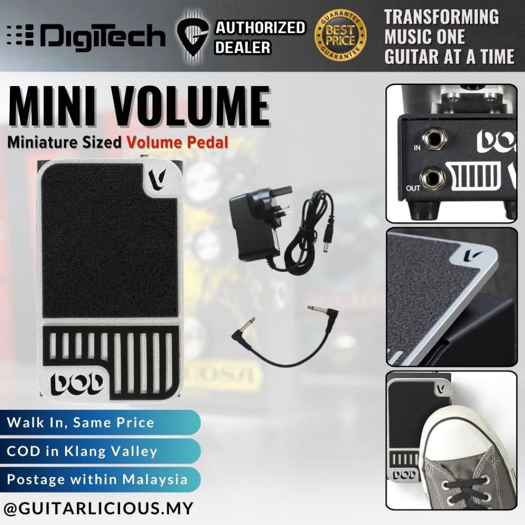 DigiTech DOD Mini Volume Guitar Pedal ( DOD-MiniVolume ) | Shopee Malaysia
