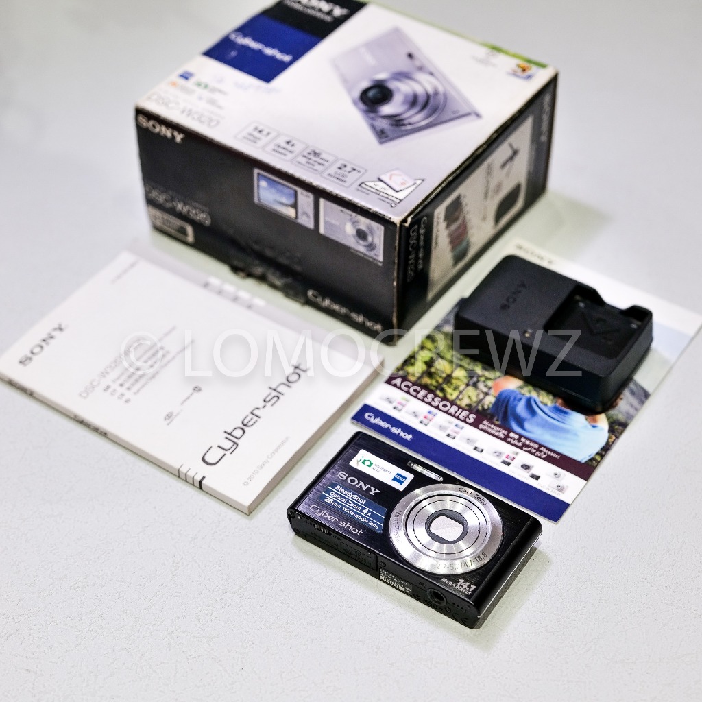 SONY Cybershot DSC-W320 CCD Digital Camera 14.1MP 26mm Wide lens , 4X ...