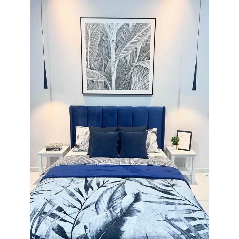 King/Queen/Single/Super Single Size Bedframe Katil New Modern ...