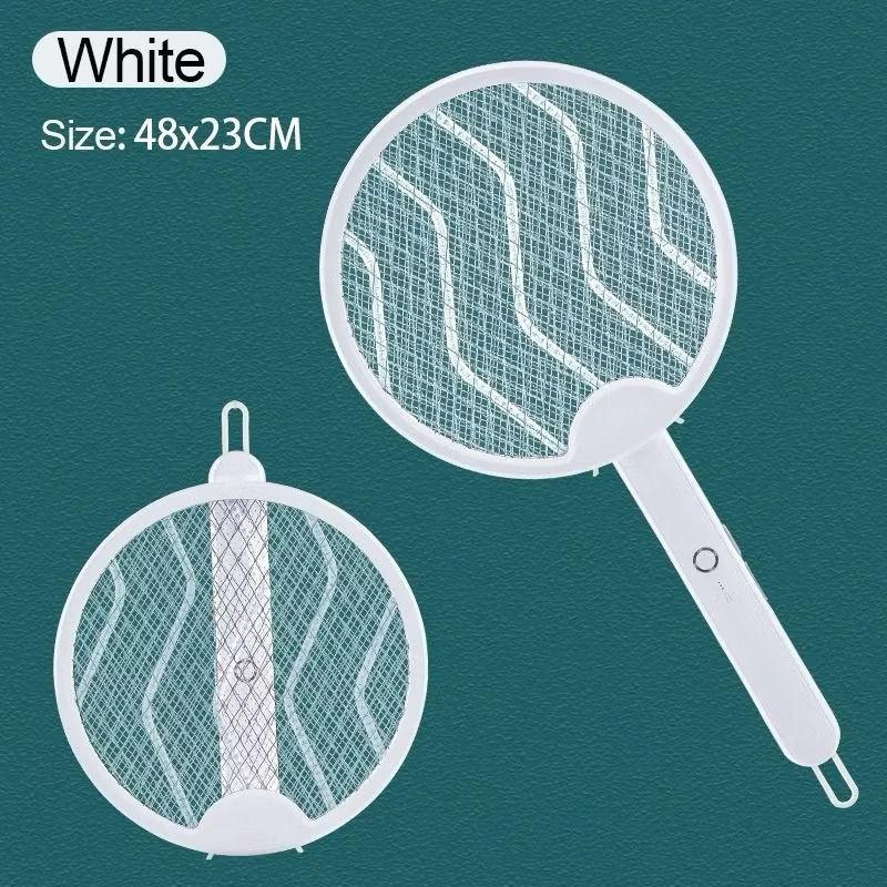 Rechargeable Mosquito Racket Electric Fly Swatter Home Mosquito Swatter ...