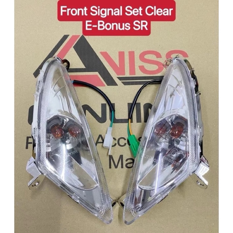VISS SYM E-BONUS SR BONUS110 SR NEW FRONT SIGNAL SET SIGNAL DEPAN SET ...