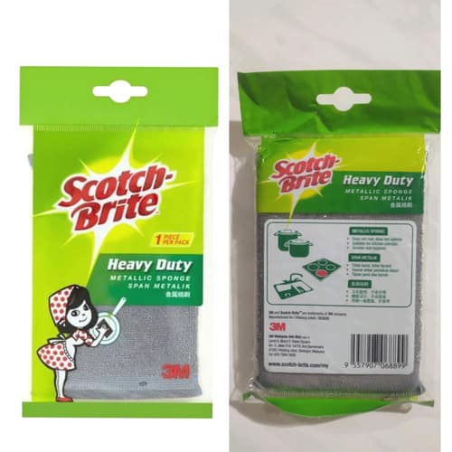 Span Cuci Piring Anti Bakteri 3M Scotch Brite Sponge Sabut Scrub Span ...