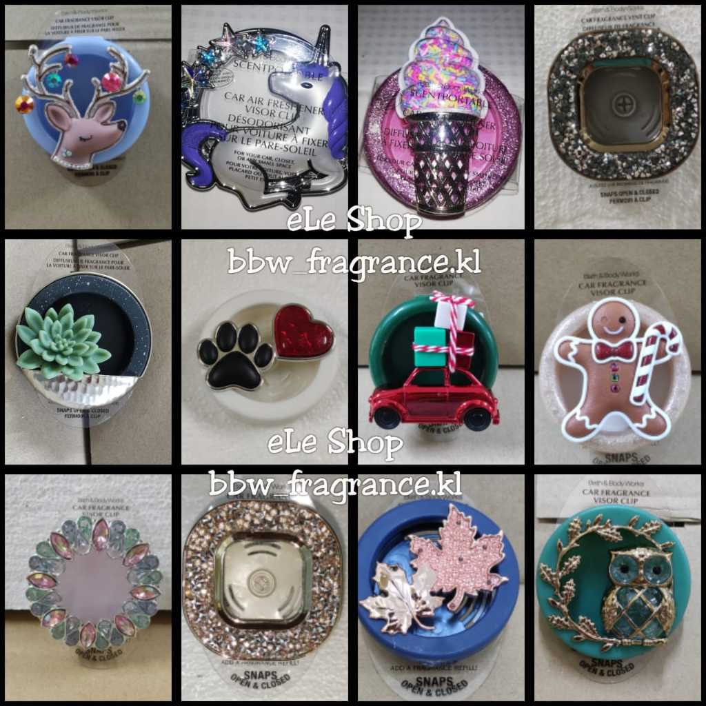 Disc Holder 🔹 Car Fragrance HOLDER / VISOR / VENT CLIP 🔹 Bath and Body ...