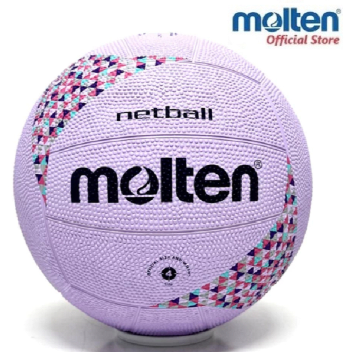 [Free Nylon Bag] Netball Ball Size 4 - Molten SN4R-V-MS Rubber (MSSM ...