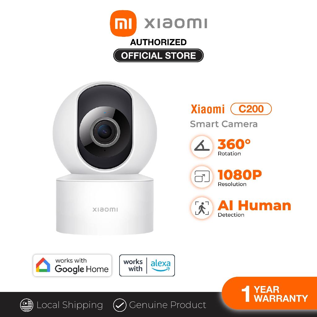 Xiaomi Smart Camera C200 CCTV |1080p resolution | 360° rotate ...