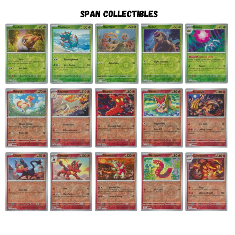 Pokemon TCG - Scarlet & Violet | Temporal Forces | Pokemon Common ...