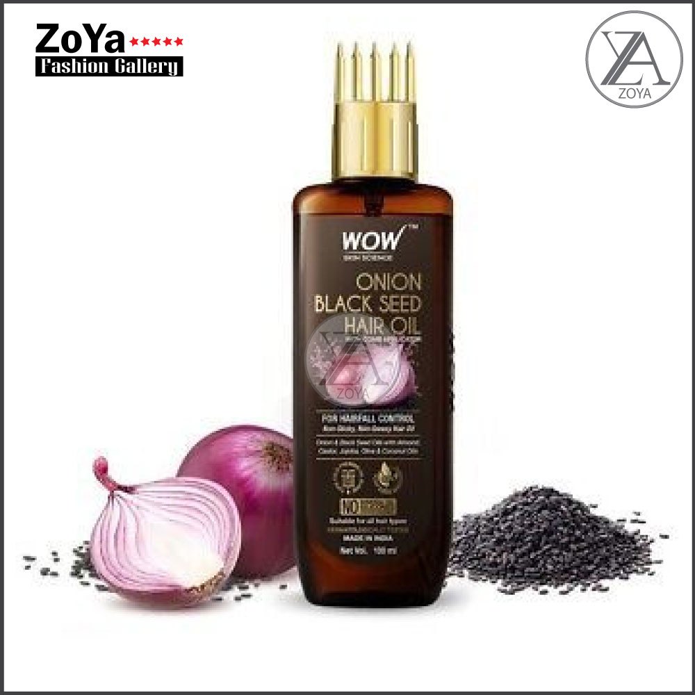 Wow onion black seed hair oil store