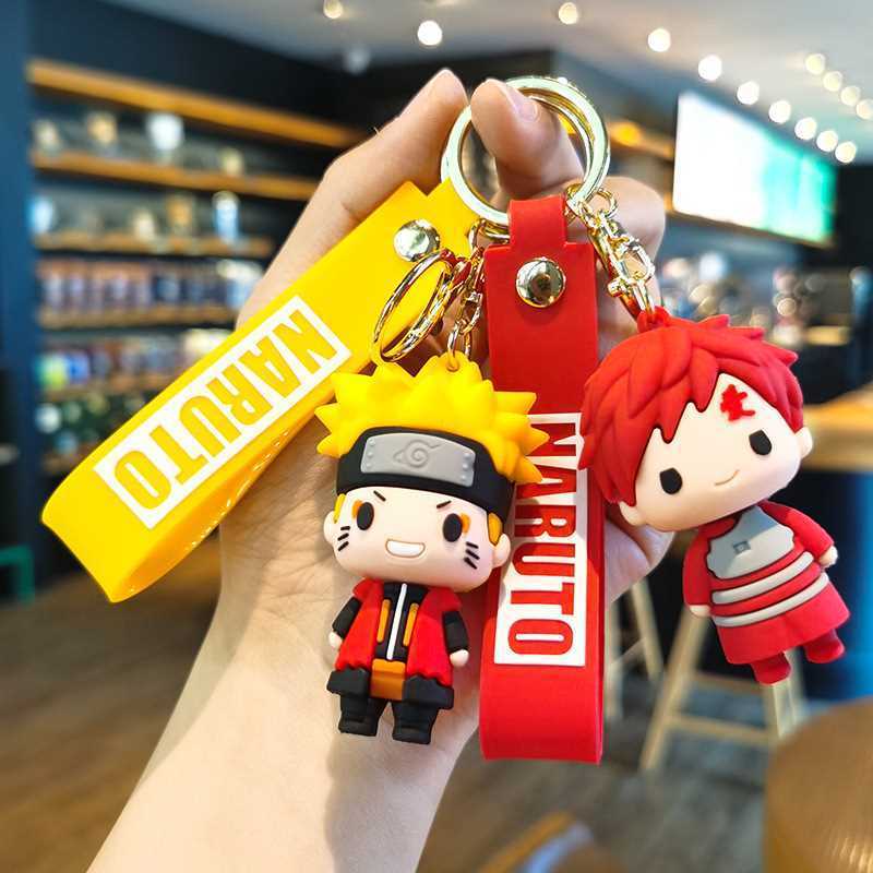 Naruto Keychain Cute Cartoon Keychain Anime Cool Cartoon Figure Kakashi ...