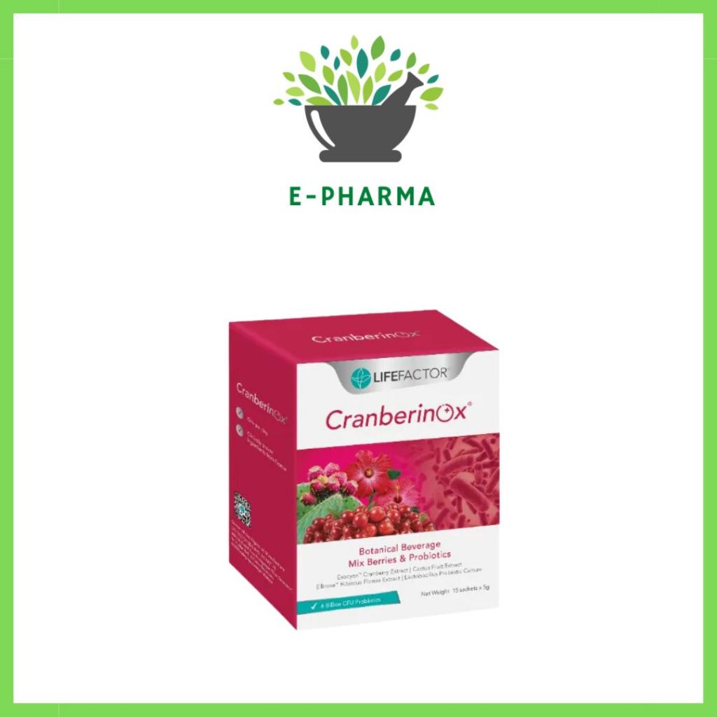 Life Factor Cranberinox Cfu Probiotic With 6 Billion 5G x10sachets ...
