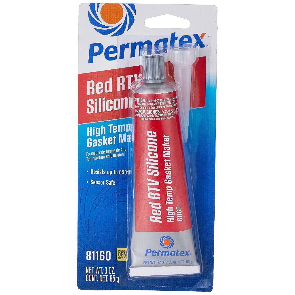 🇺🇸 PERMATEX Red RTV Silicone High Temp Gasket Maker - 85g | Shopee Malaysia