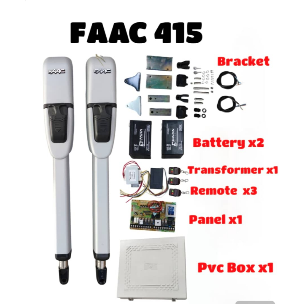 FAAC 415 / SWING AND FOLDING AUTOGATE / FAAC | Shopee Malaysia
