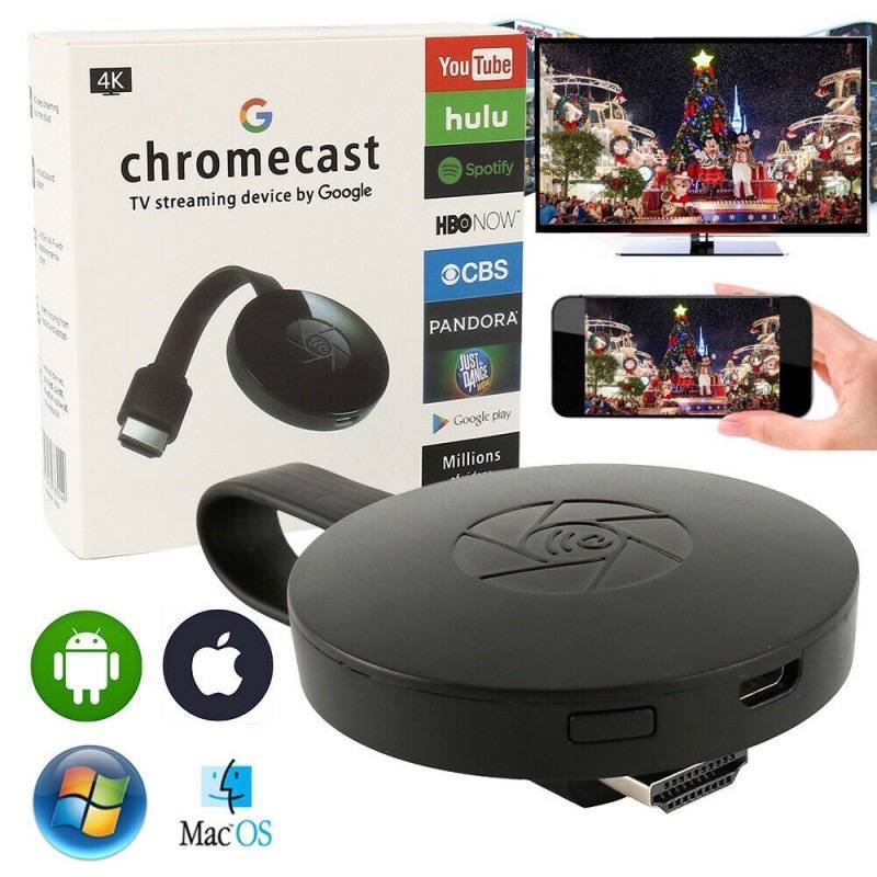 Chromecast TV 4K Streaming device by google Wireless Miracast Google ...