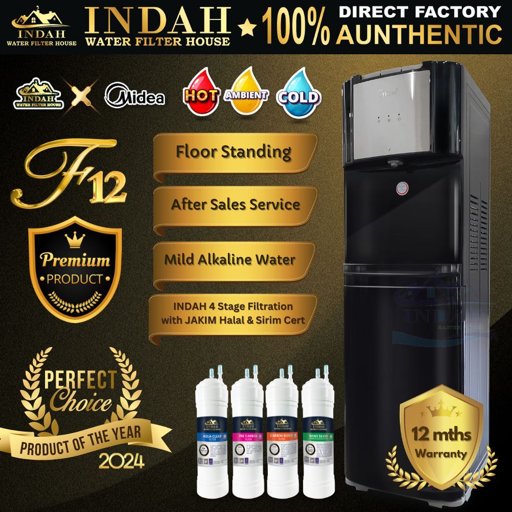 Midea Mild Alkaline Water Dispenser Hot Normal Cold Floor Stand F12 ...