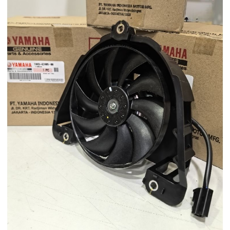 100% ORIGINAL-YAMAHA R25 V1 V2 RADIATOR BLOWER FAN ASSY -1WD-E2405-00 ...