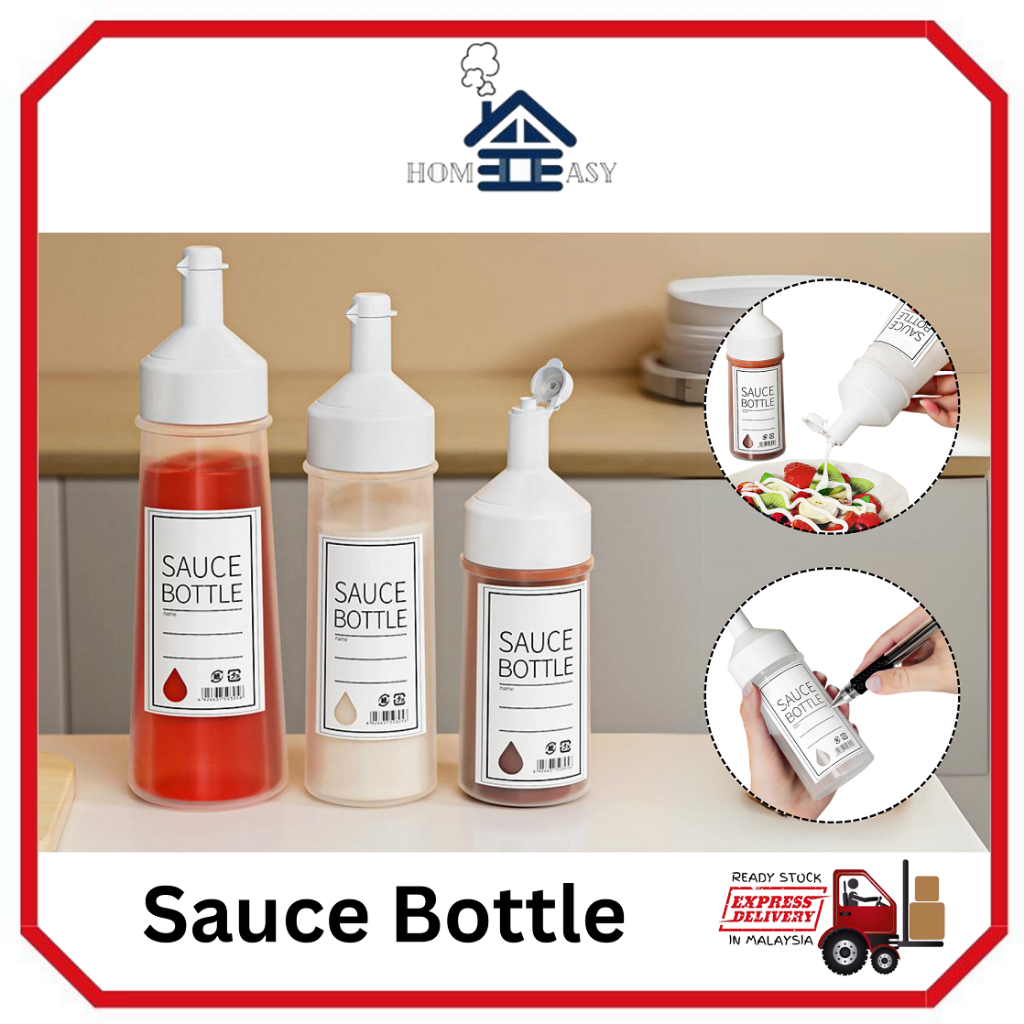 250ml, 350ml, 450ml Nordic Sauce Bottle / Ketchup Squeeze Bottle ...