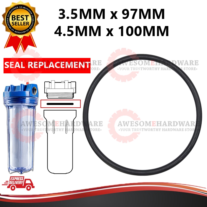 4.5MMx100MM O RING RUBBER SEAL REPLACEMENT FOR WATER FILTER CTO HOUSING ...