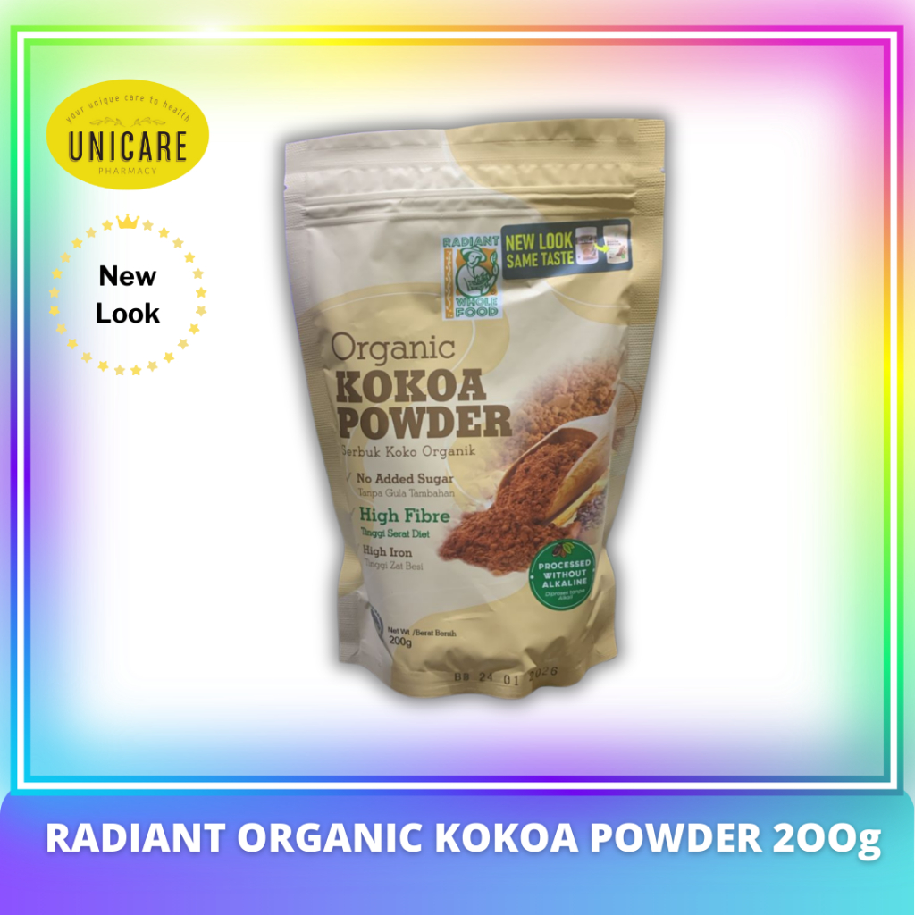 RADIANT ORGANIC KOKOA/COCOA POWDER 200G | Shopee Malaysia