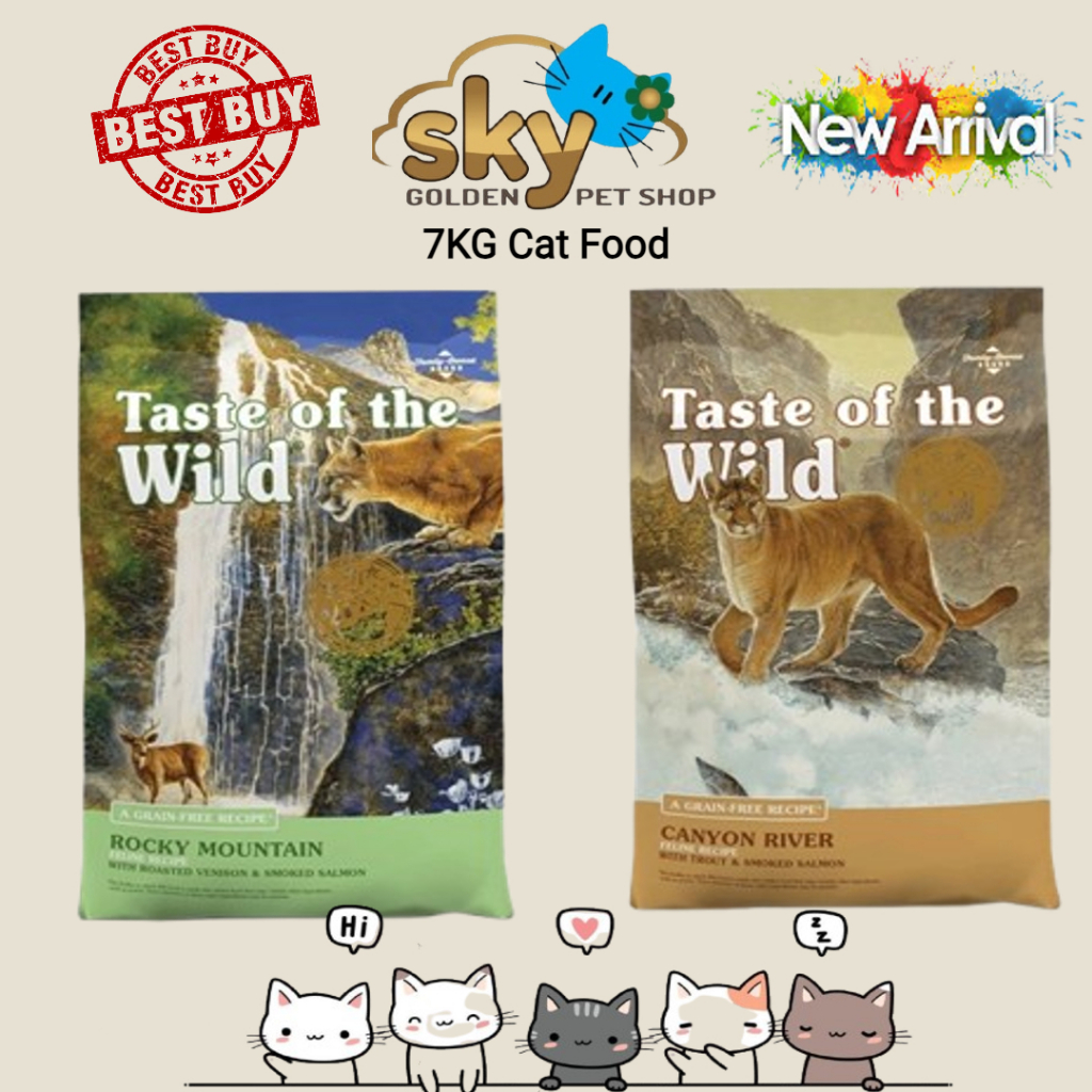 TOTW Taste Of The Wild Rocky Mountain / Canyon River Makanan Kucing Cat ...