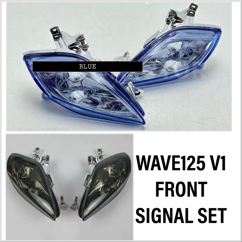 VISS HONDA WAVE125 R WAVE 125 V1 FRONT SIGNAL SET SIGNAL DEPAN BLUE ...