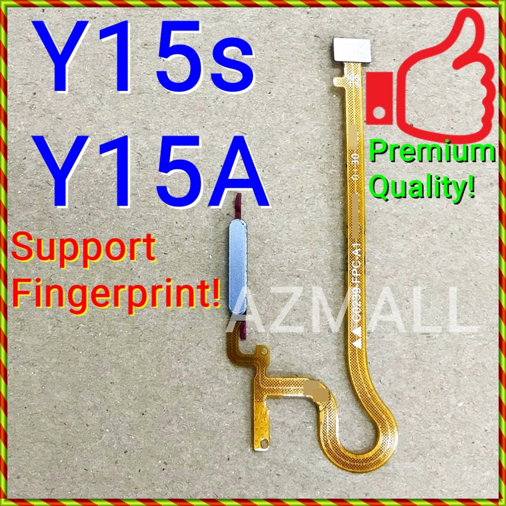 (2 Colors) NEW ORI Fingerprint Sensor On /Off Power Button Flex Ribbon ...