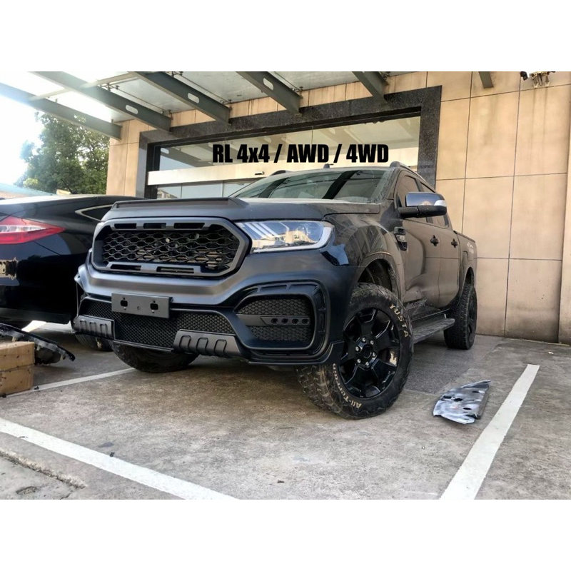 Ford ranger T7 T8 Wald black bison front bumper grill grille LED lamp ...