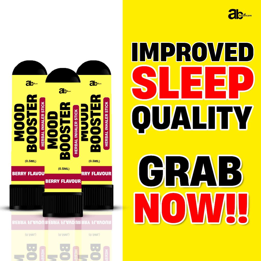 MOOD BOOSTER Inhaler Aromatheraphy Original HQ ( Focus & Refresh ...