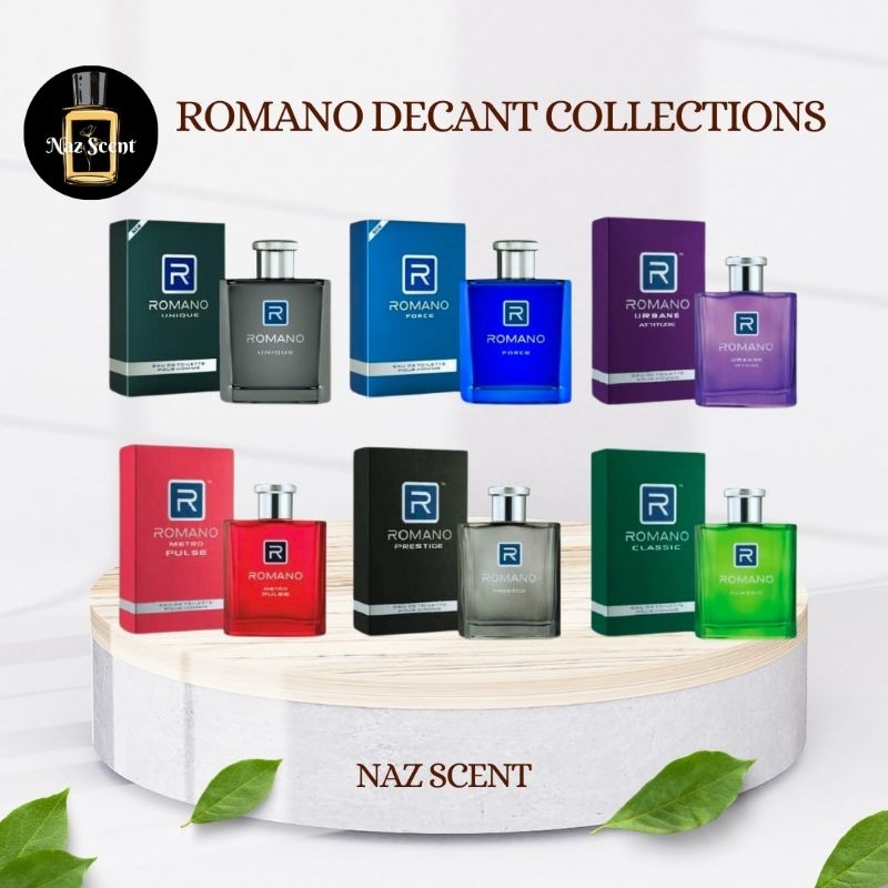 Romano Perfume Decant Collections ( Prestige / Urban Spirit / Force ...