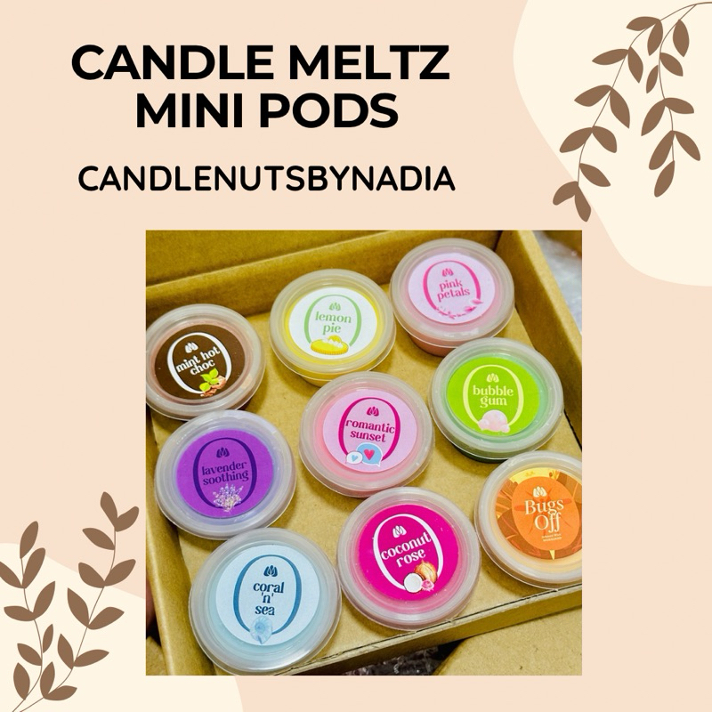 Candlenutsbynadia | Candle Meltz Trial Bar | Mini Pods | Shopee Malaysia