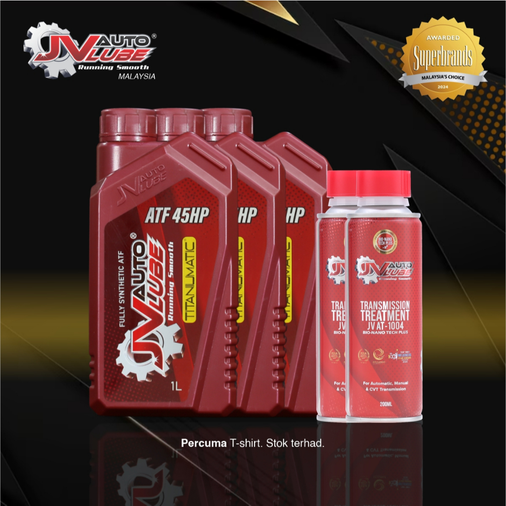 JV AUTO LUBE COMBO SET ATF 45HP (3BOTTLE) + GEARBOX TREATMENT (2BOTTLE ...