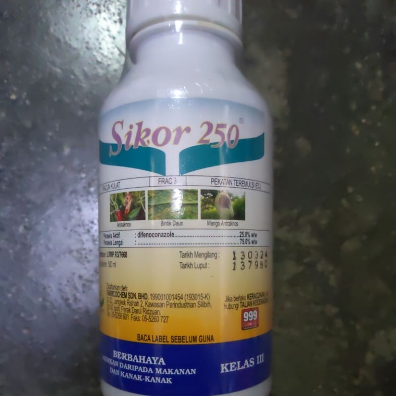 500ML SIKOR 250 DIFENOCONAZOLE 25%EC ( SAMA SCORE BARD ) | Shopee Malaysia