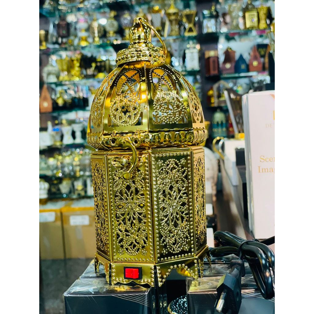 Electric Burner with 50g Bakhoor 2 Pin Plug/Incense Burner Metal ...