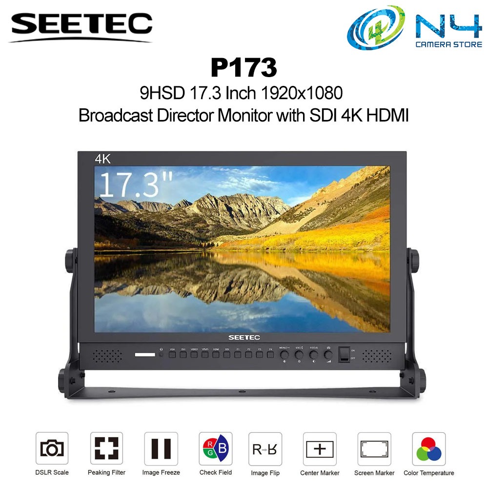 SEETEC P173 9HSD 17.3 Inch 1920x1080 Broadcast Director Monitor with ...