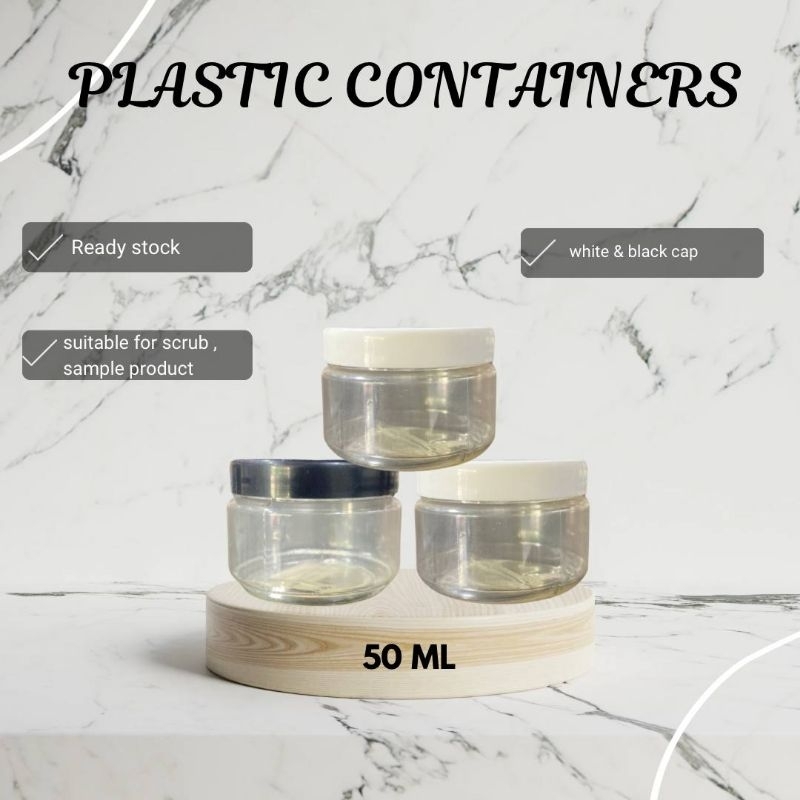 BEKAS PLASTIK / BEKAS SCRUB / BEKAS MURAH / 50ML / BEKAS 50GRAM ...