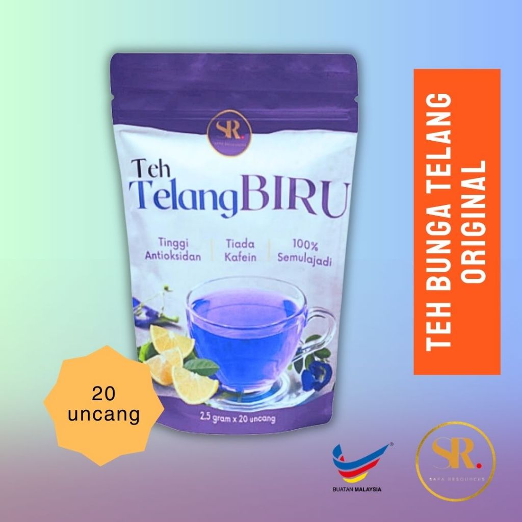 [100% ORIGINAL] TEH BUNGA TELANG BIRU (UNCANG) | Shopee Malaysia
