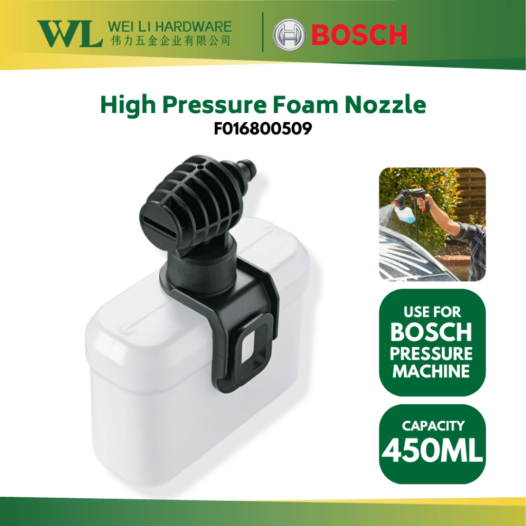 BOSCH High Pressure Foam Nozzle 450ml for BOSCH Aquatak F016800509 ...