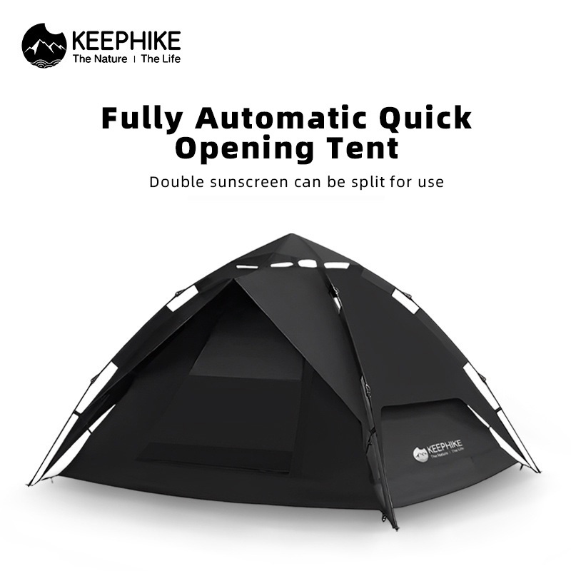 KEEPHIKE Automatic Camping Tent Outdoor Waterproof 2-4 People | Shopee ...