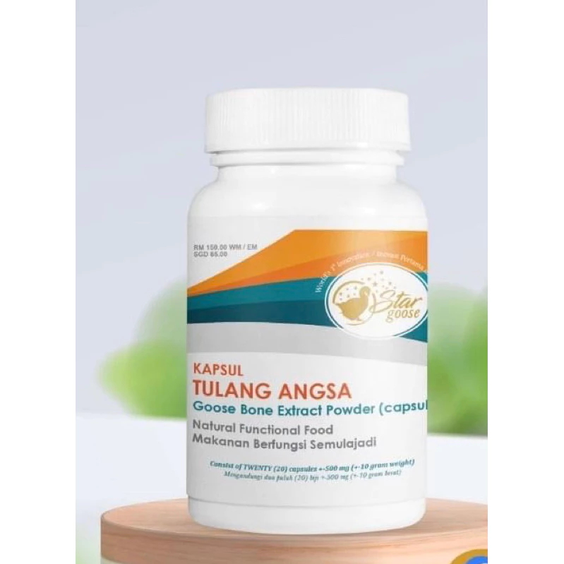 kapsul serbuk Tulang Angsa (Goose Bone Extract Powder) capsule | Shopee ...