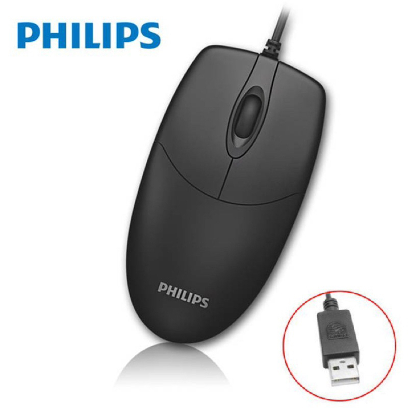 (FREE GIFT) Philips M234 USB Wired Optical Mouse | Shopee Malaysia